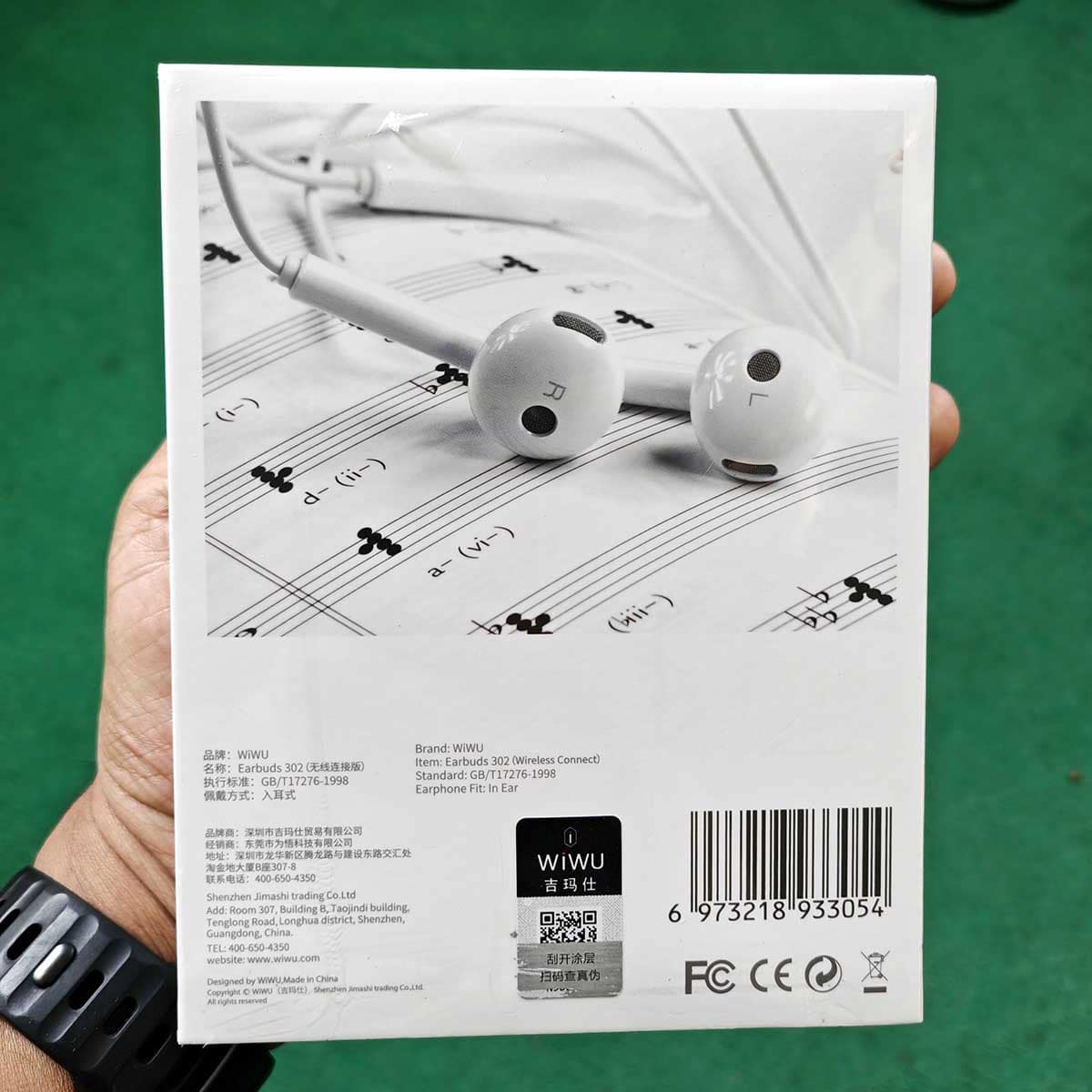 WiWU EB302 Wired Earphone Lightning Egornomic Earbuds